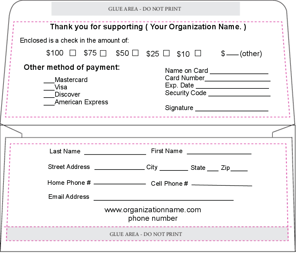 Remittance Envelopes | Donation Envelopes | Fundraising Envelopes