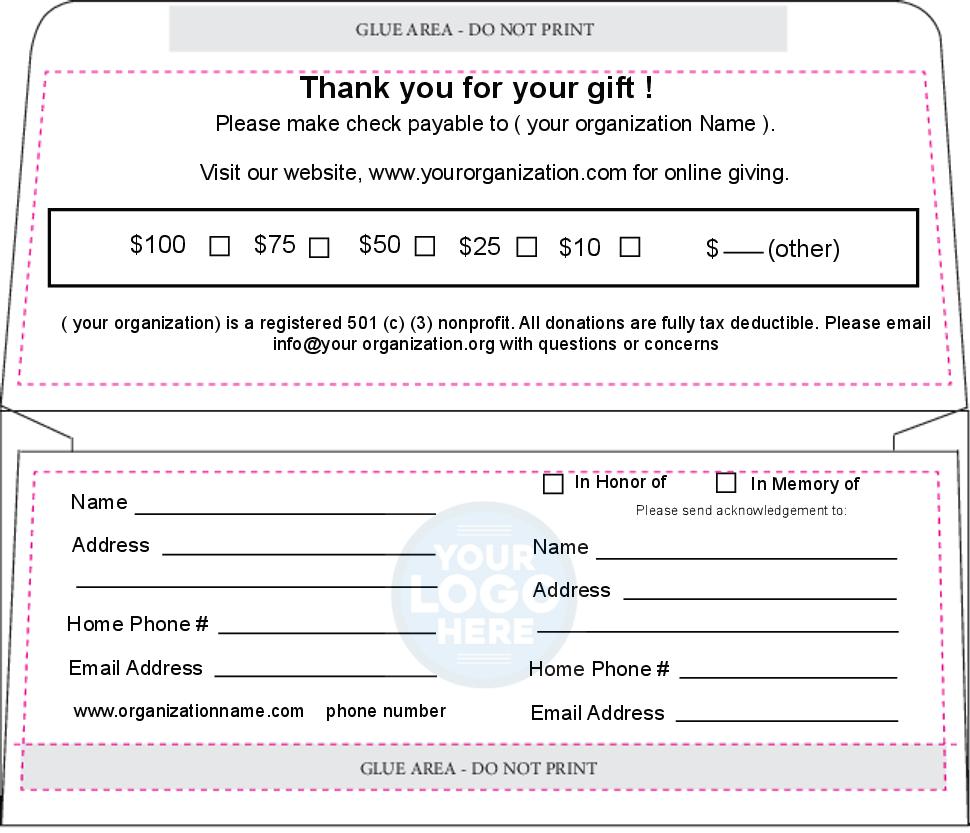 Remittance Envelopes | Donation Envelopes | Fundraising Envelopes